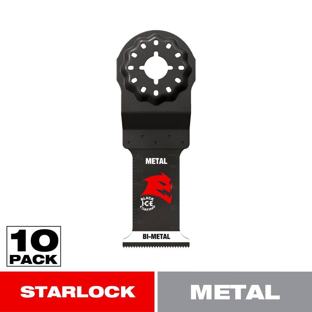 DIABLO 1-1/4 Steel Demon Starlock Bi-Metal Oscillating Blades for Metal (10-Pack) DOS125BF10 ...