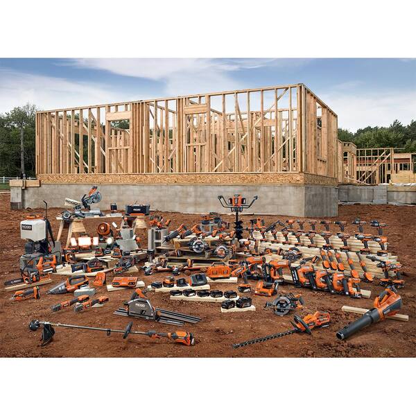 RIDGID 18V Brushless Cordless 2-Tool Combo Kit with Jig Saw and Grinder ...