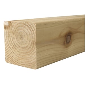 4 in. x 4 in. x 8 ft. Cedar Wood Post 0511008 - The Home Depot