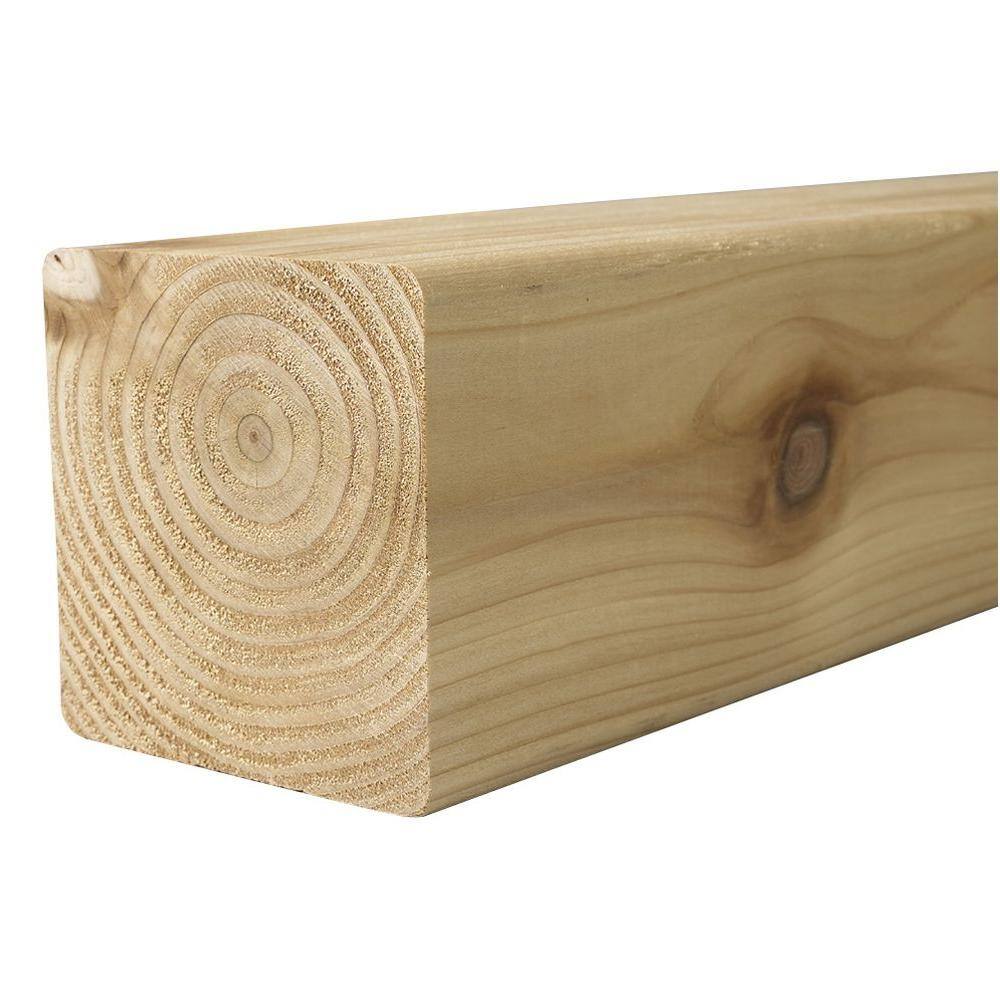 Have a question about 4 in. x 4 in. x 8 ft. Premium S4S Cedar Lumber ...