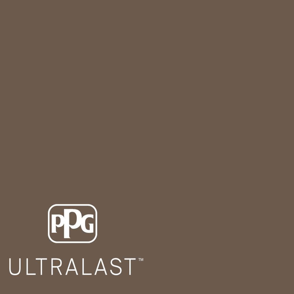 PPG UltraLast 1 gal. #PPG1077-7 Coffee House Matte Interior Paint and ...