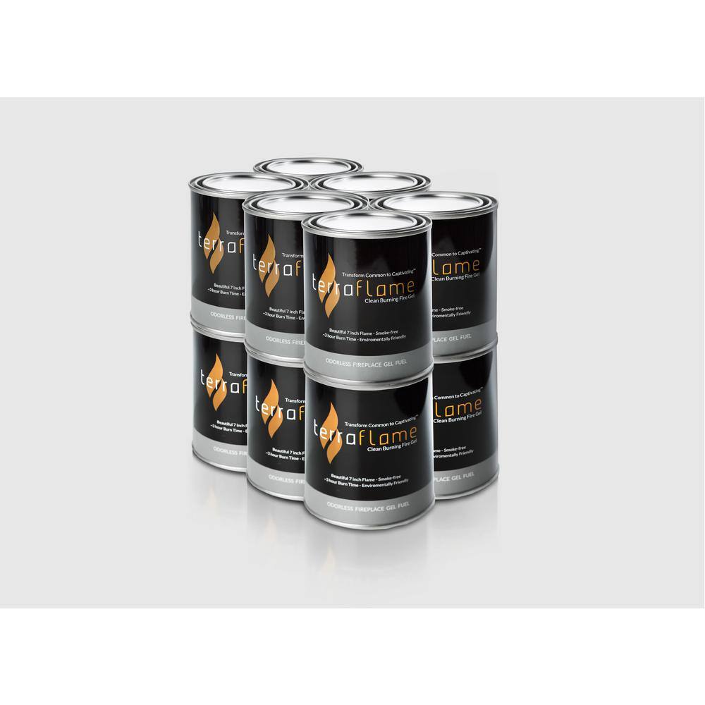 Terra Flame 5 in. Pure Gel Fuel by SunJel (12-Pack)-SJPACK12 - The Home ...