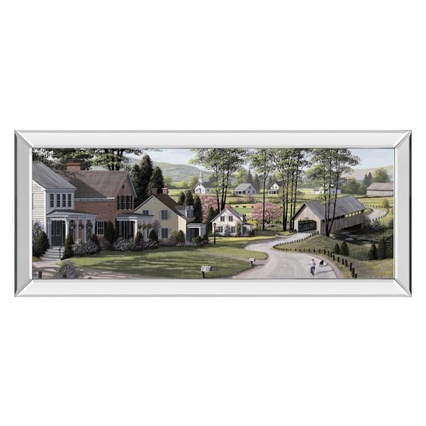 Classy Art 1 Piece Framed Graphic Print Country Graphic Print 18 in. x ...