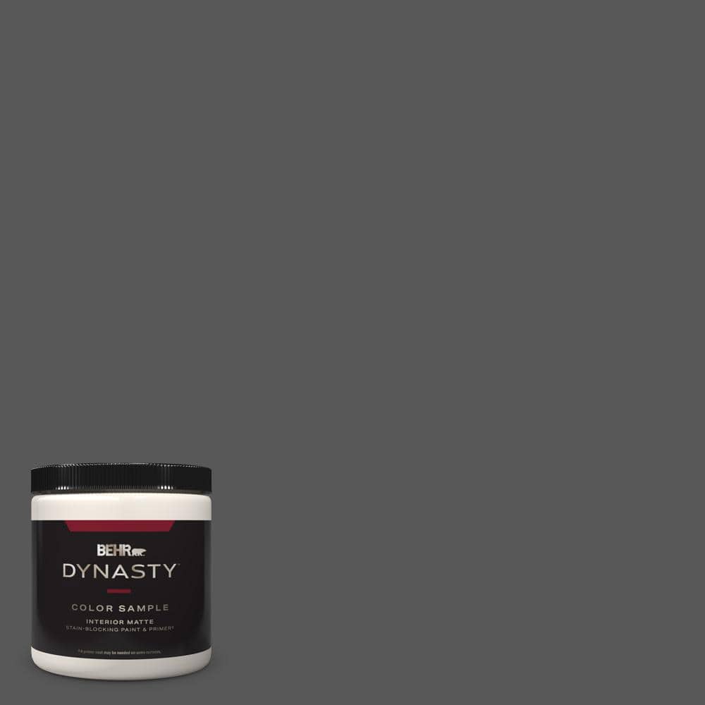 BEHR DYNASTY 8 oz. #PPU24-22 Shadow Mountain Matte Stain-Blocking ...