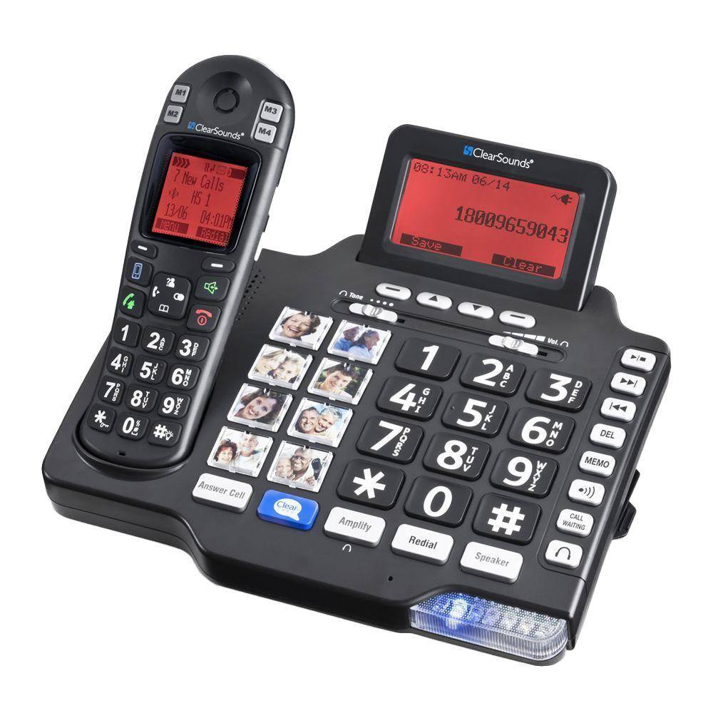 ClearSounds DECT 6.0 Digital Amplified Deluxe Phone with Bluetooth CLS ...