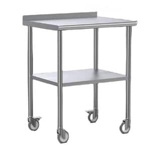 Karl home 48 in. x 24 in. Stainless Steel Kitchen Prep Table Kitchen ...