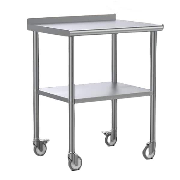 Winado 30 in. x 24 in. Stainless Steel Kitchen Prep Table Kitchen ...