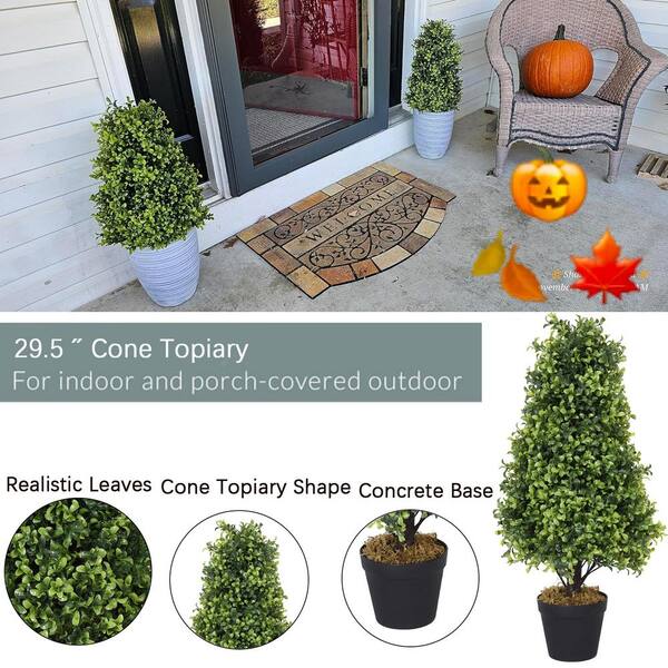 realistic topiary balls