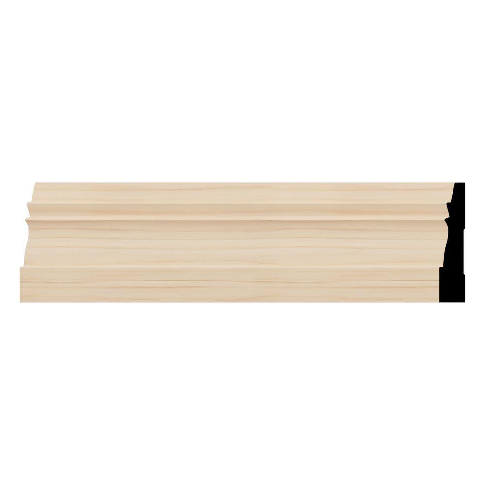 Ekena Millwork WM631 0.56 in. D x 3.25 in. W x 96 in. L Wood Alder ...