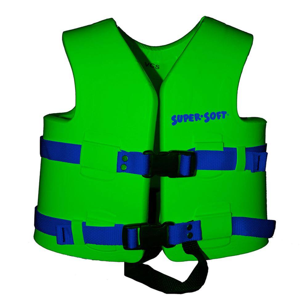 TRC Recreation Small Fierce Green Super Soft Life Jacket Child Swimming ...