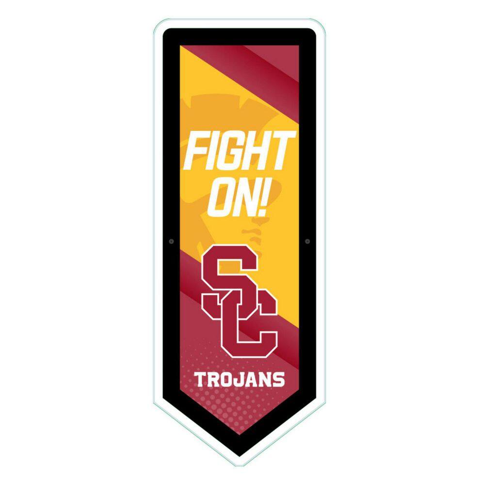 Evergreen University of Southern California Pennant 9 in. x 23 in. Plug ...