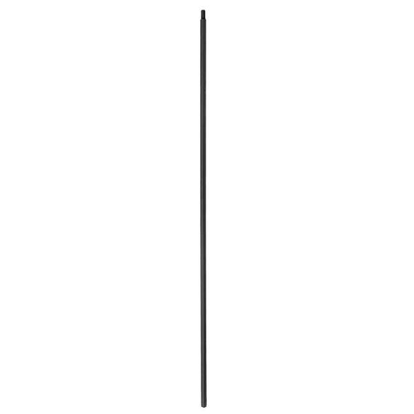 arteferro 44 in. x 5/8 in. Smooth Round Bar Classic Black Powder Coated ...