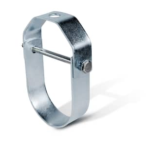 PLUMBFLEX 2 in. CPVC Side Mount Pipe Strap in Galvanized Steel 02CPSMG ...