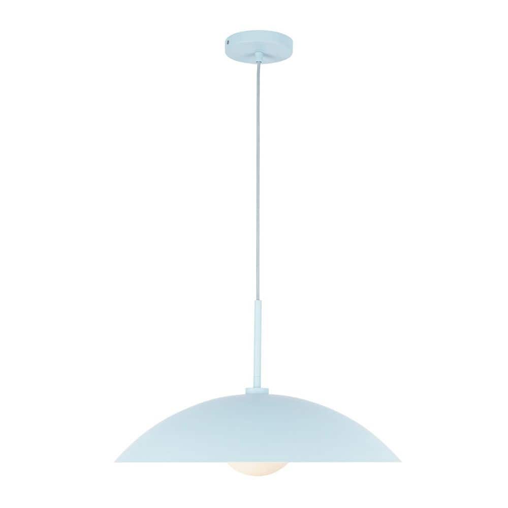 KUZCO Regent 19-in 1 Light 60-Watt Cerulean Pendant Light PD56019-CER ...