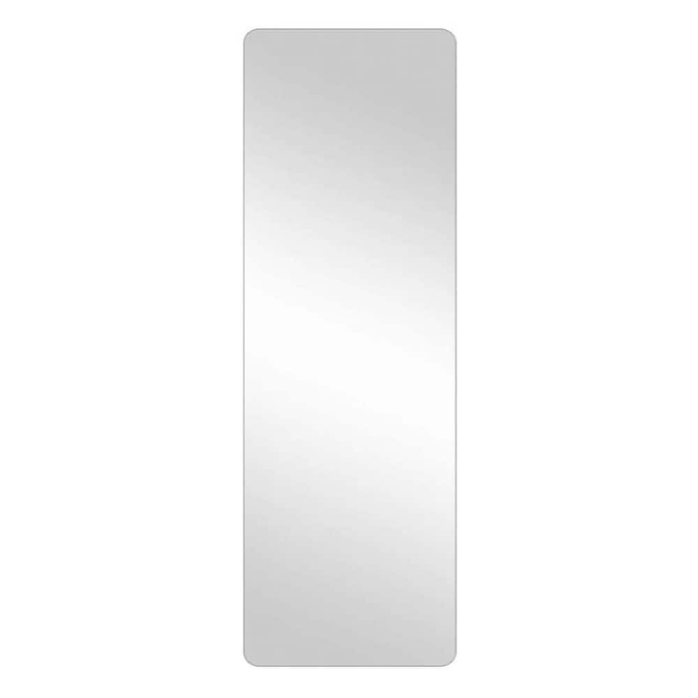 TENGYA LLC 24 in W x 65 in. H Rectangle Framed Mirror, Full Body round ...