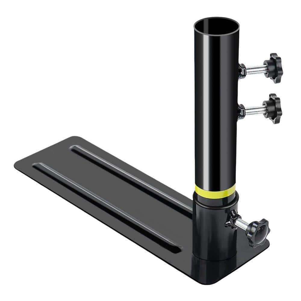 MOEPISY Flagpole Tire Mount, Portable Metal Flag Pole Wheel Stand ...