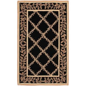 SAFAVIEH Chelsea Ivory/Light Green 9 ft. x 12 ft. Border Area Rug ...