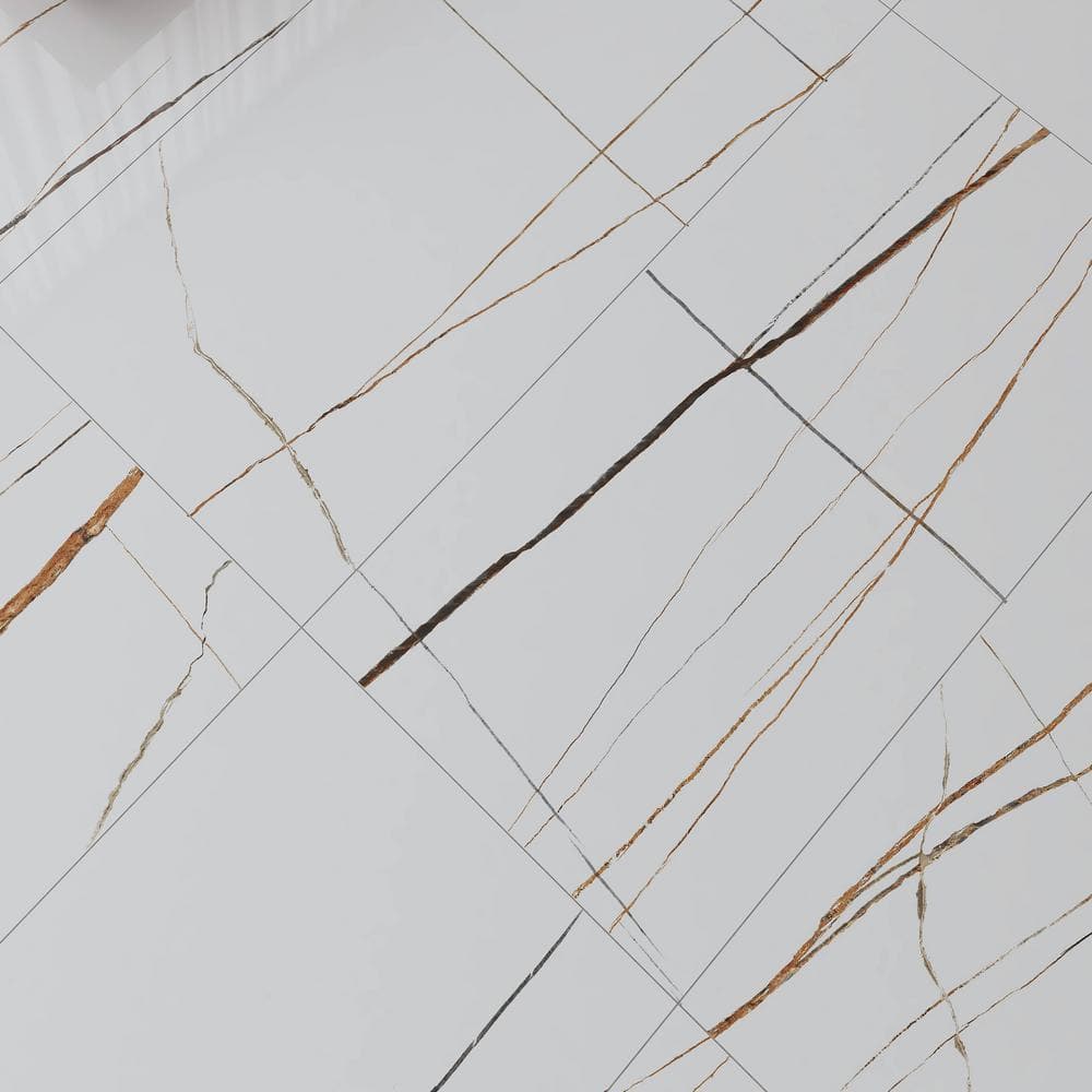 TILE CONNECTION Intrinsic 24 in. x 48 in. Ishi Polished Glazed ...