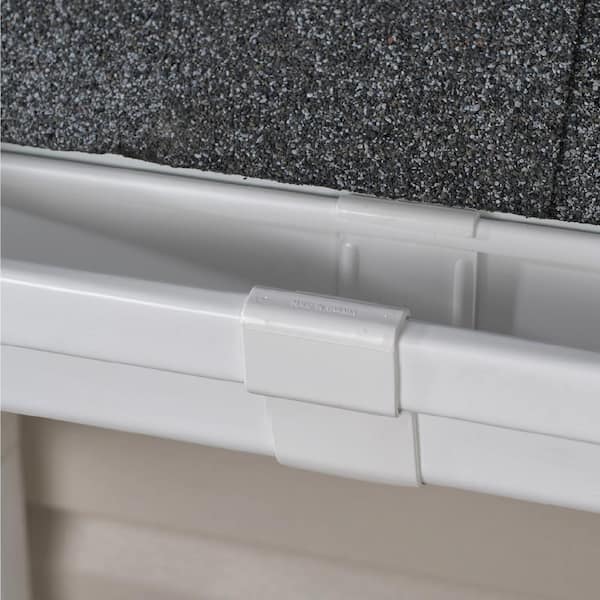 Amerimax Home Products 5 in. White Vinyl K-Style Gutter Connector M0608 ...