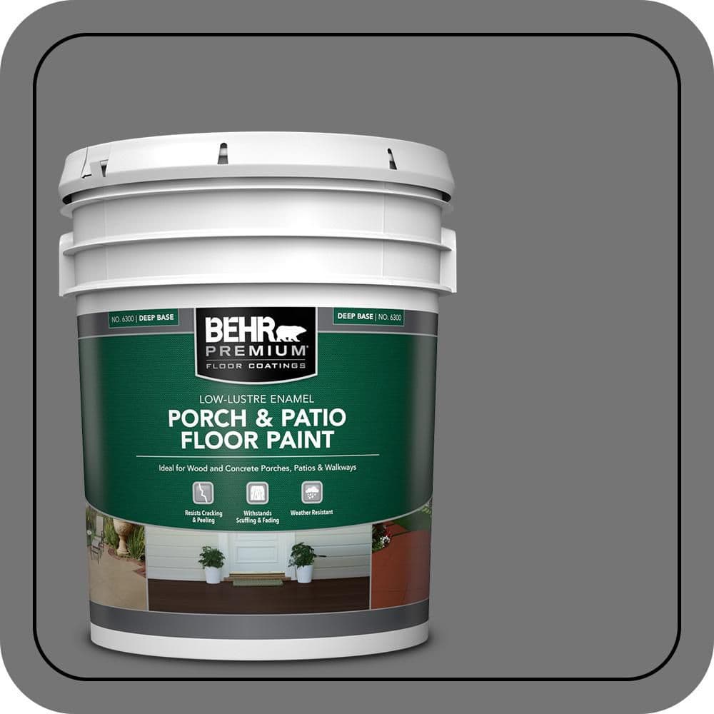 BEHR PREMIUM 5 gal. #PFC-84 Phantom Mist Low-Lustre Enamel Interior ...