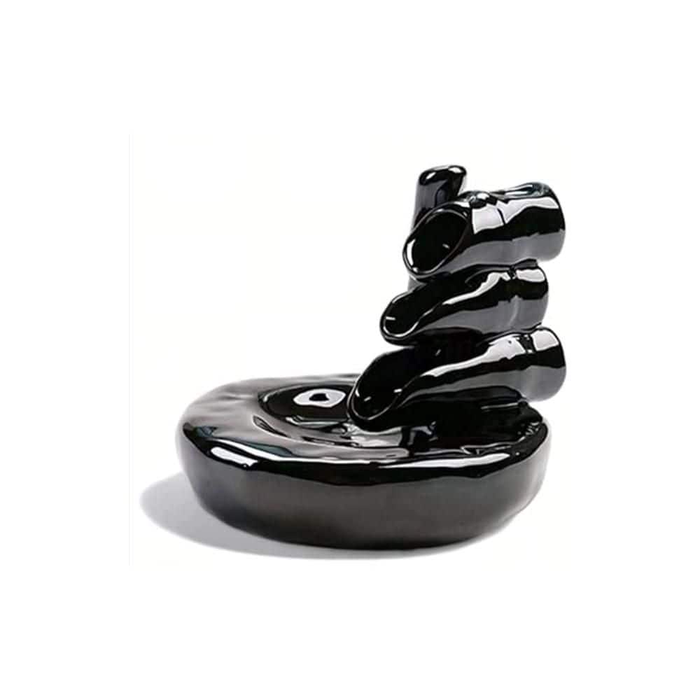 Afoxsos Waterfall Incense Burner with 20-Sandalwood Cones, Home Decor ...