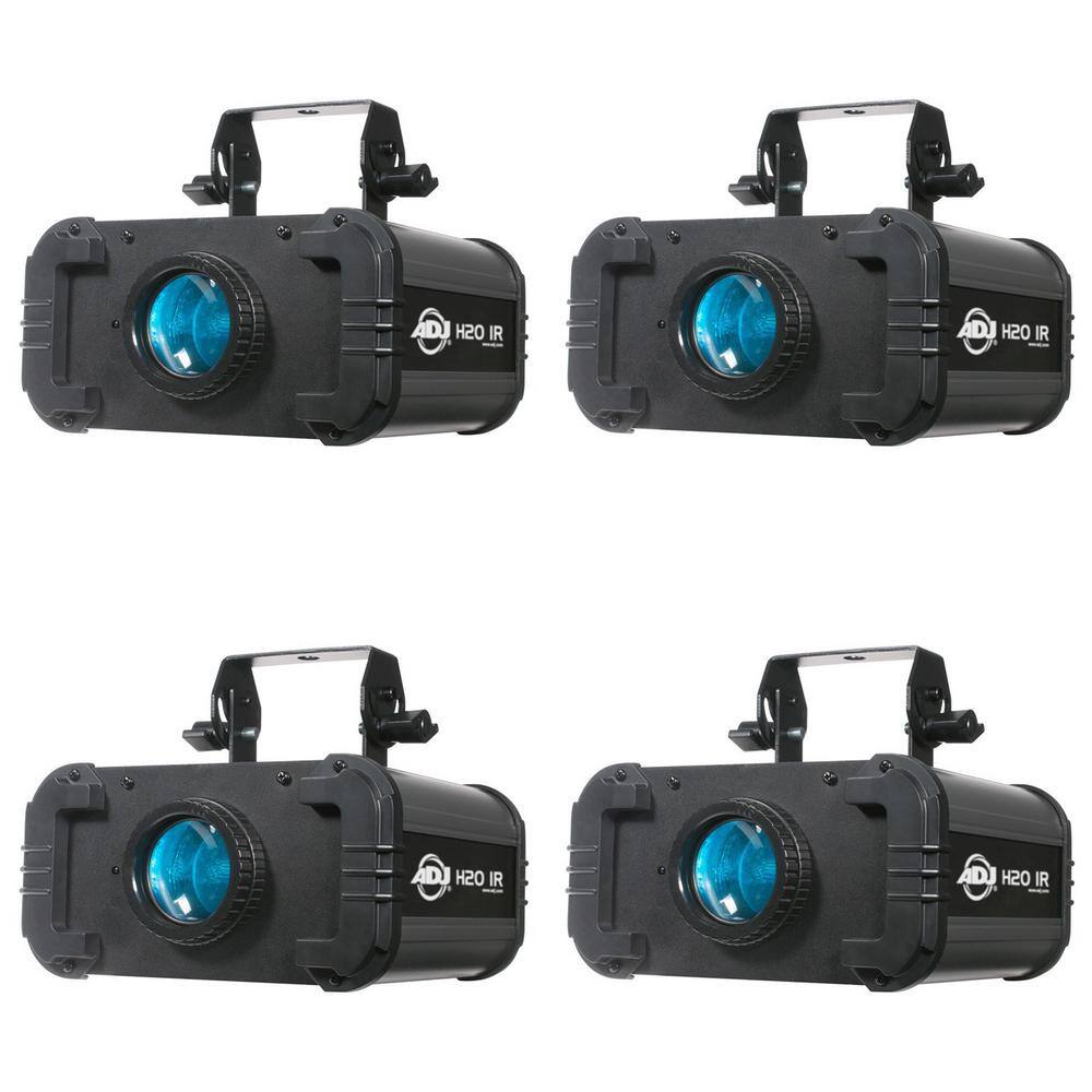 ADJ LED Water Flowing Bright 5 Colors Light Effect with Bracket (4-Pack ...