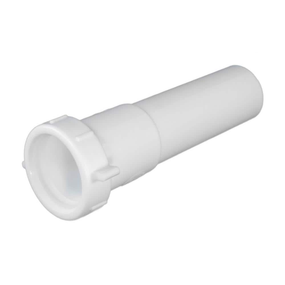 PLUMBFLEX 1-1/2 in. x 6 in. L Polypropylene Extension Tube for Trap for ...