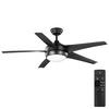 Home Decorators Collection Windward IV 52 in. Indoor LED Matte Black ...