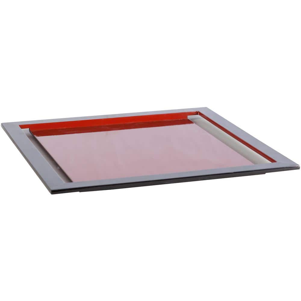 Artistic Weavers Locatax Rust 18 in. Decorative Tray S00151052135 - The ...
