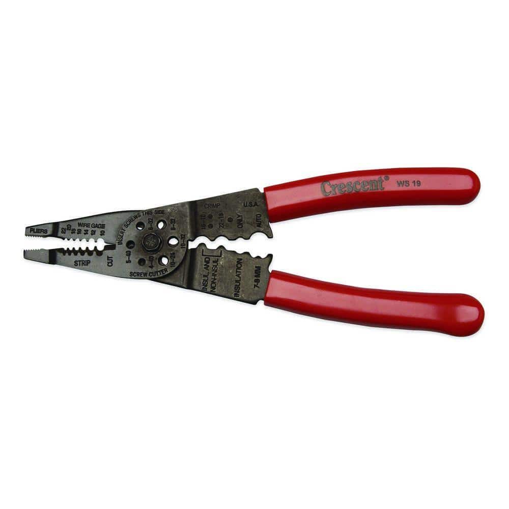Crescent 8 in. Wire Crimper and Cutter WS19H