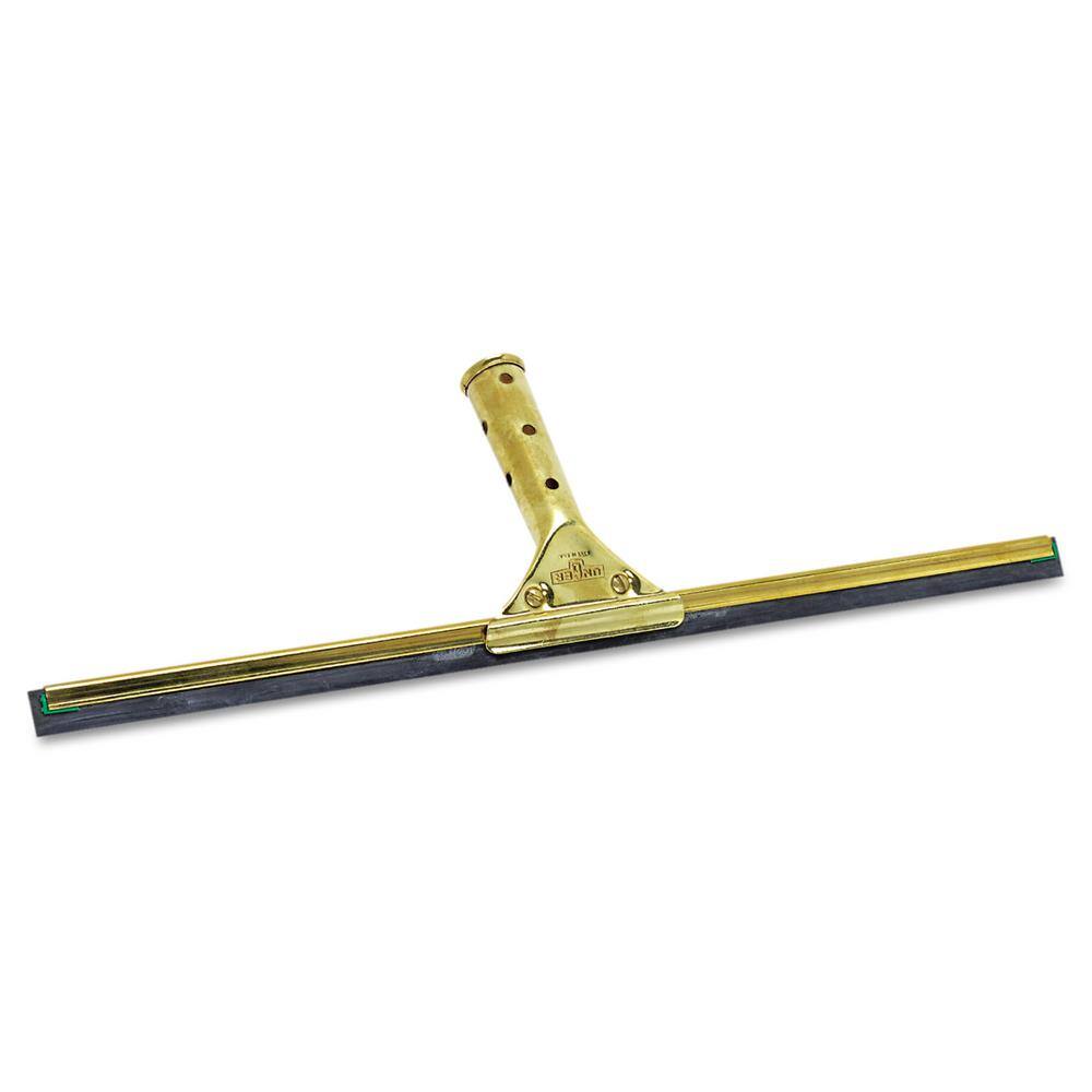 Unger 18 in. W Blade Golden Clip Brass Squeegee Complete with 4.5 in ...