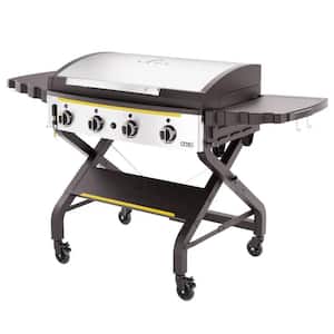Traeger Traeger Flatrock 3-Burner Zone Grill, Propane Black Flat Top ...