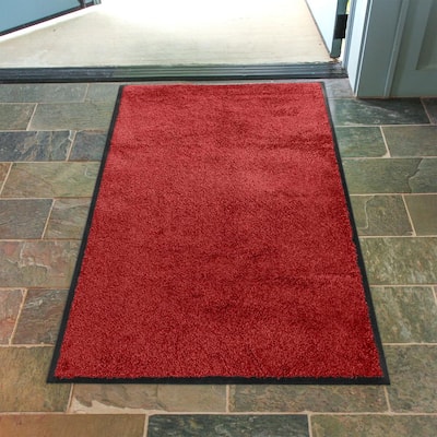 Bungalow Flooring Dirt Stopper Supreme 24 in. x 36 in. Door Mat Red ...