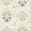 A-Street Prints Elda Green Delicate Daisies Wallpaper Sample 4080 ...