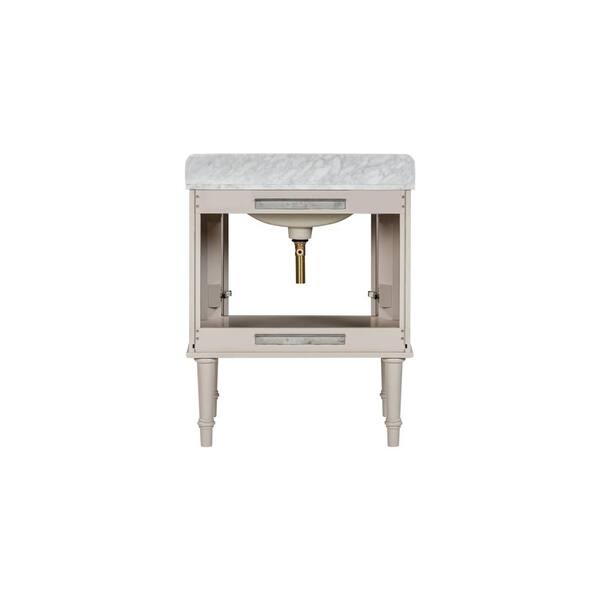 Home Decorators Collection Collette 30 in. Single Sink Greige Bath ...