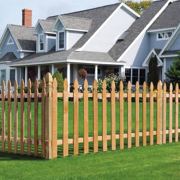 8 ft - Cedar - Wood Fence Panels - The Home Depot