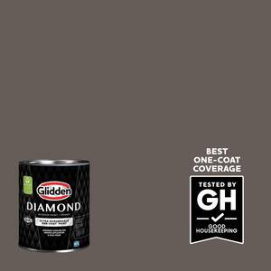 Glidden Essentials 1 gal. PPG1005-6 Oswego Tea Satin Exterior Paint ...
