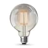 Feit Electric 60-Watt Equivalent G30 Dimmable Cage Filament Clear Glass ...