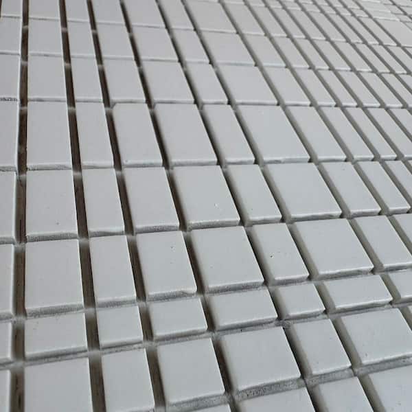 Walls-To-Go 5/8 in. x 7 in. x 6 ft. Gray Cross Grooved Textured Thermo ...