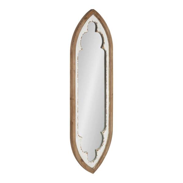 Kate and Laurel Large Oval Brown Full-Length American Colonial Mirror ...
