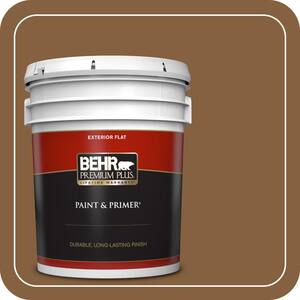 5 gal. #PPU4-18 Spice Bazaar Flat Exterior Paint & Primer