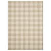 Garland Rug Country Living Tan/Ivory 5 ft. x 7 ft. Checker Board Area ...
