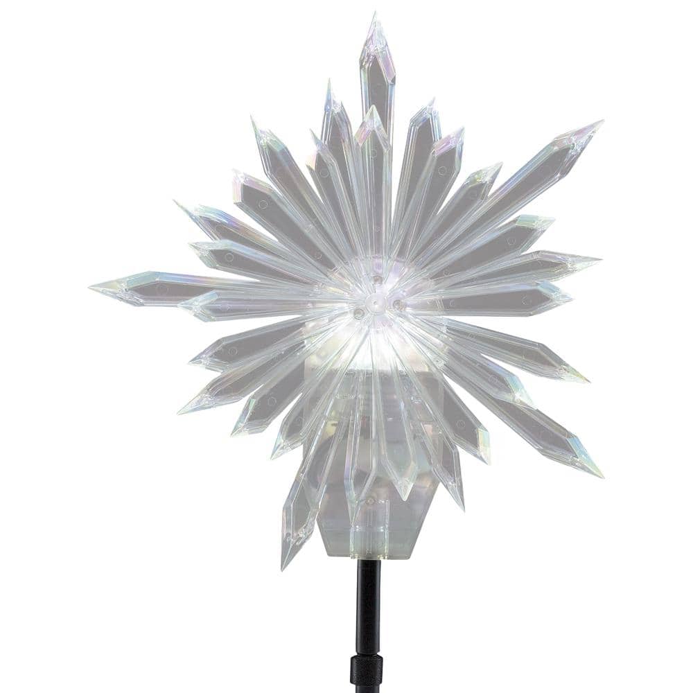 LightShow 19 in. Projection Tree Topper-Kaleidoscope-Starburst (White ...