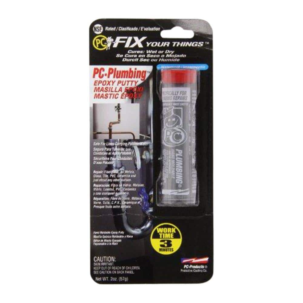 PC Products Plumbing 2 oz. Putty Epoxy 025598 - The Home Depot