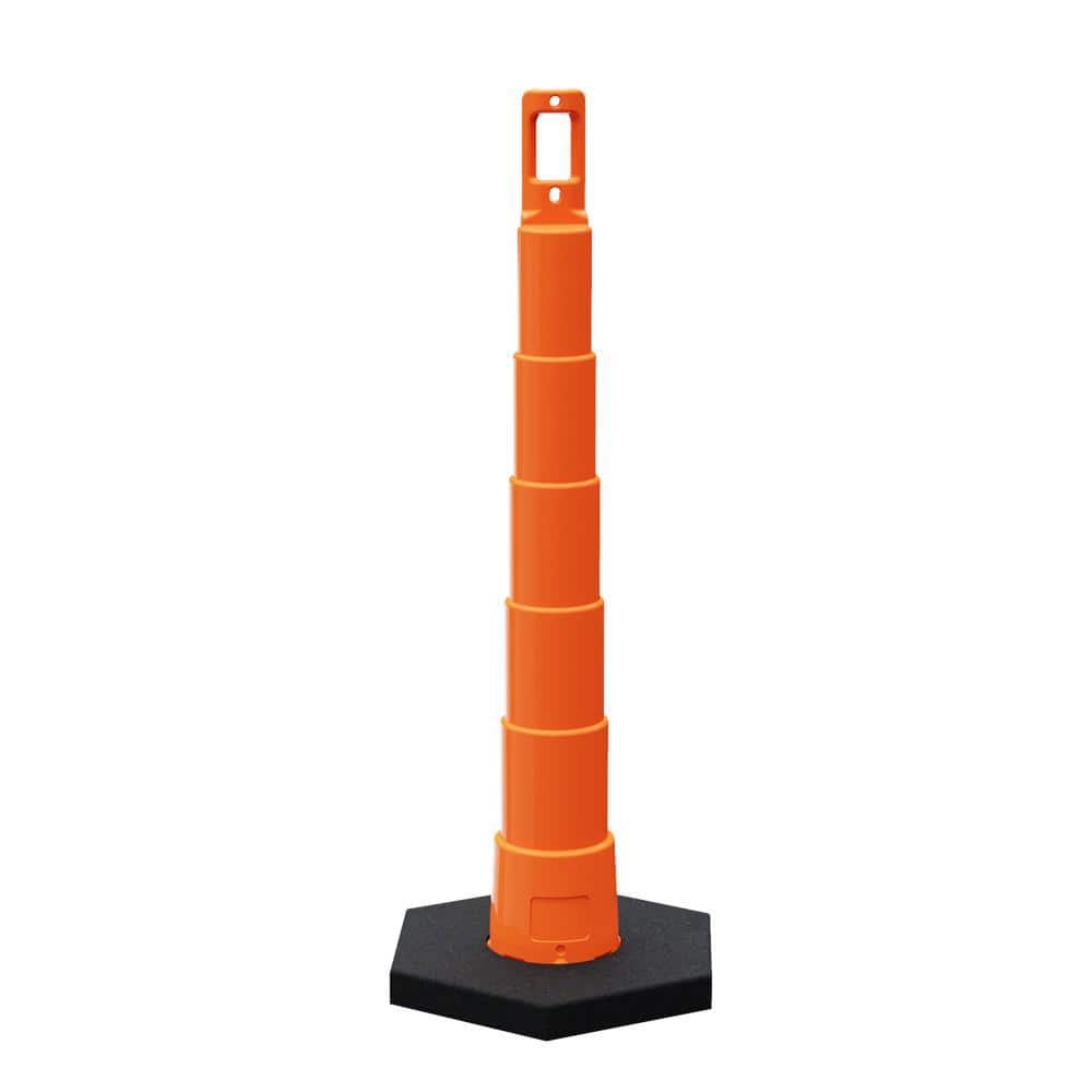 PLASTICADE Navicade 42 in. Channelizing Cone with 16 lbs. Base 650R1-O ...