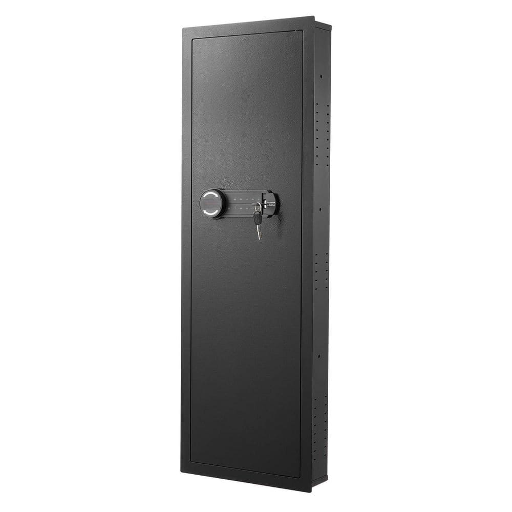 SKYSHALO 4-Tier Wall Safe, Q235 Steel In-Wall Hidden Safe with Password ...