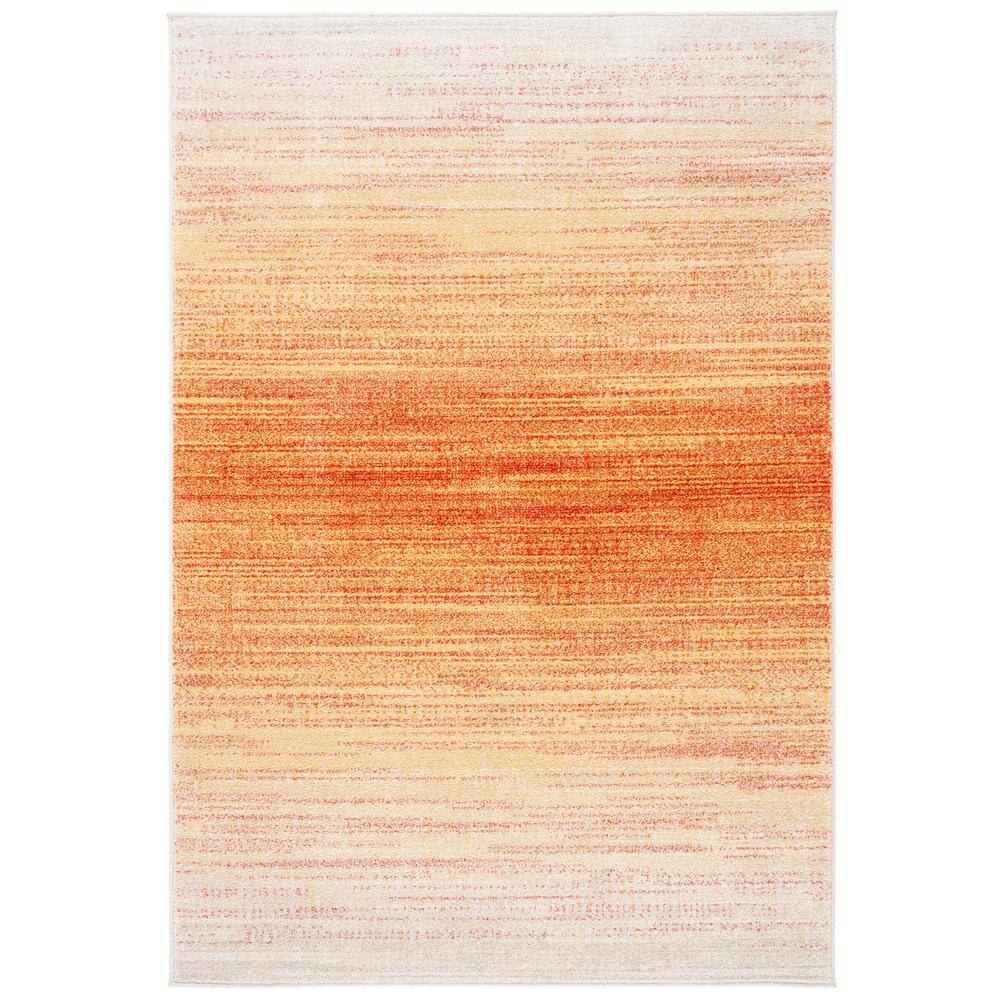 SAFAVIEH Adirondack Orange/Red 6 ft. x 9 ft. Gradient Area Rug ADR142P ...