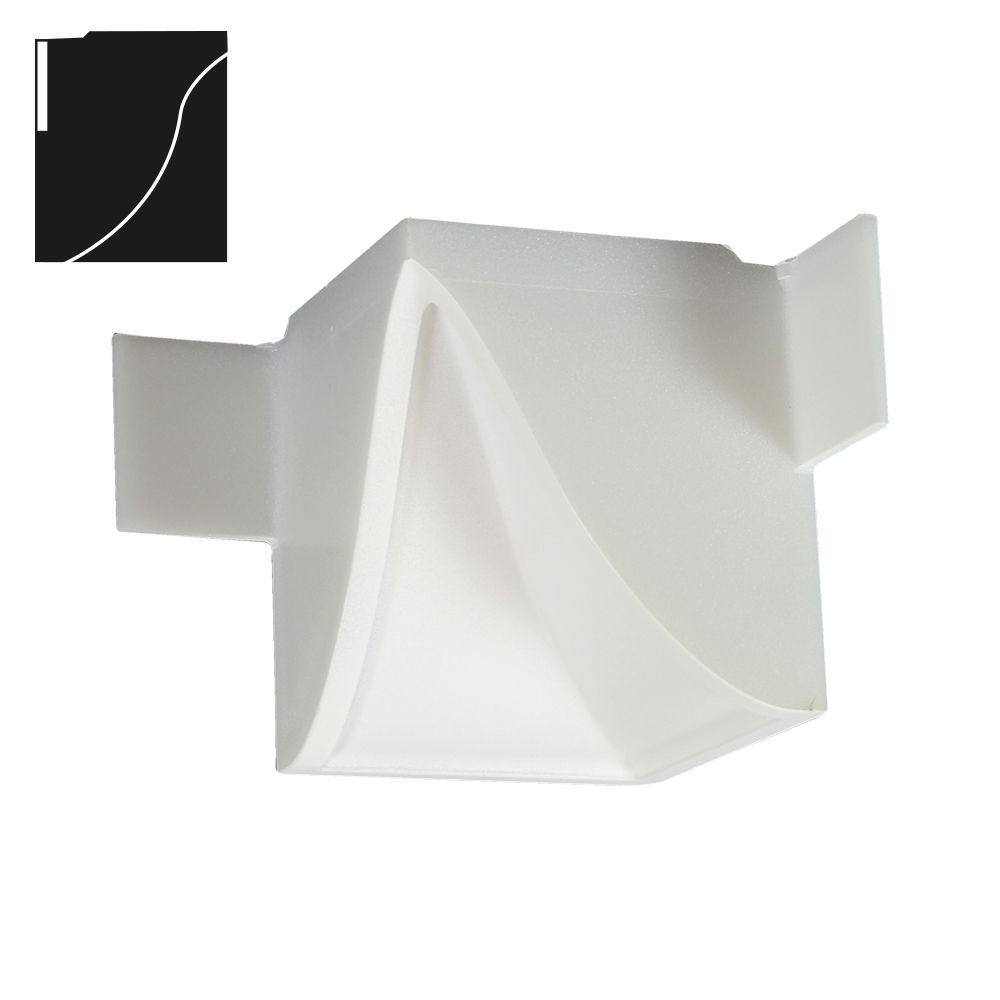 Focal Point 1 in. x 4-1/4 in. x 4-1/8 in. Polyurethane Inside Corner ...