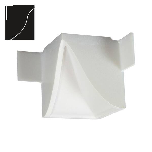 Focal Point 1 in. x 4-1/4 in. x 4-1/8 in. Polyurethane Inside Corner ...