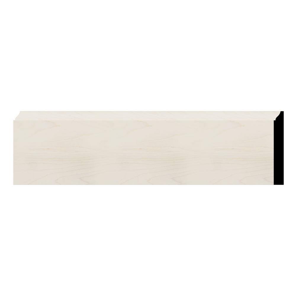 Ekena Millwork WM618 0.56 in. D x 5.25 in. W x 96 in. L Wood Maple ...